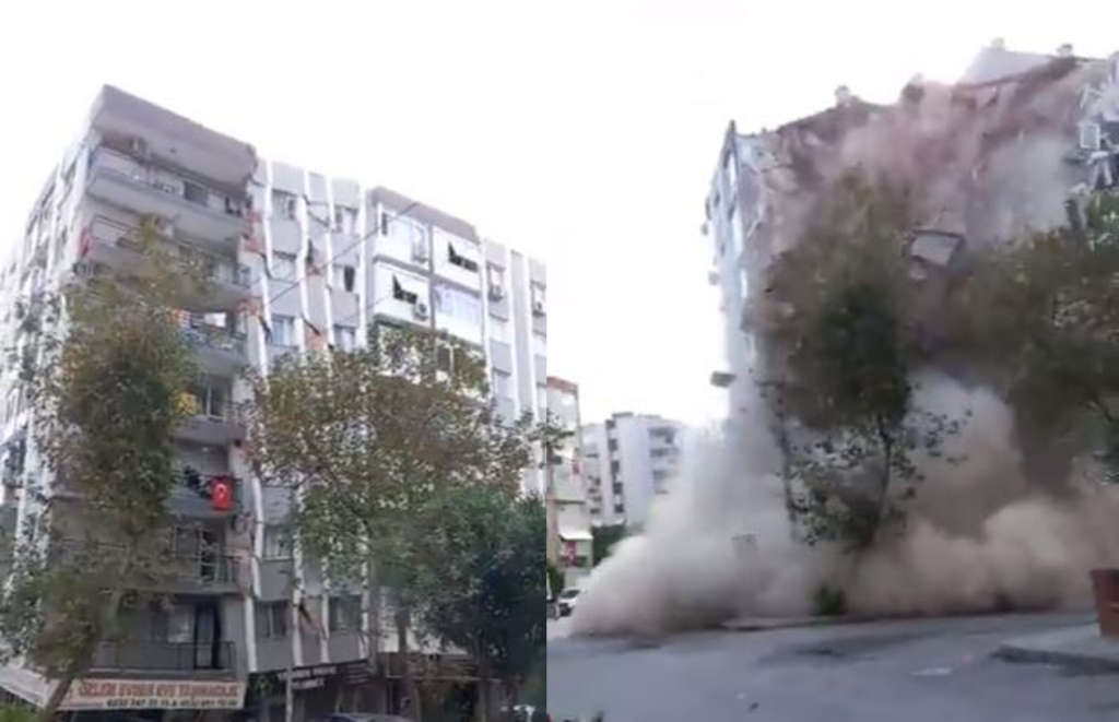 ΒΙΝΤΕΟ: Η στιγμή που πολυώροφο κτίριο καταρρέει σαν χάρτινος πύργος ...