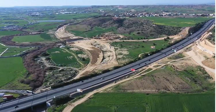 Drone κατέγραψε εικόνες από τα έργα για το περιμετρικό highway ...
