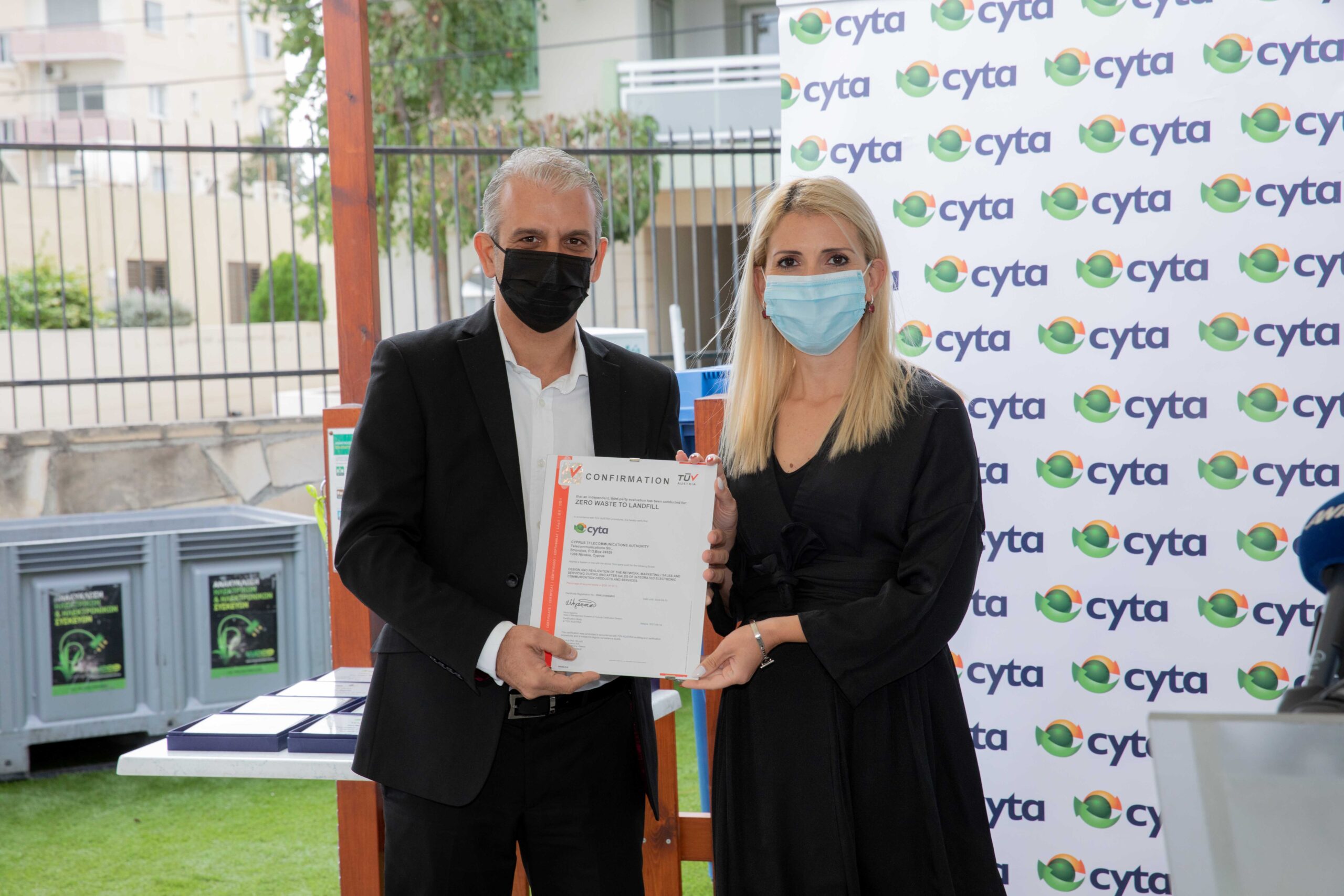 Cyta: Πιστοποίηση Zero Waste to Landfill για 5η συνεχή χρονιά | AlphaNews