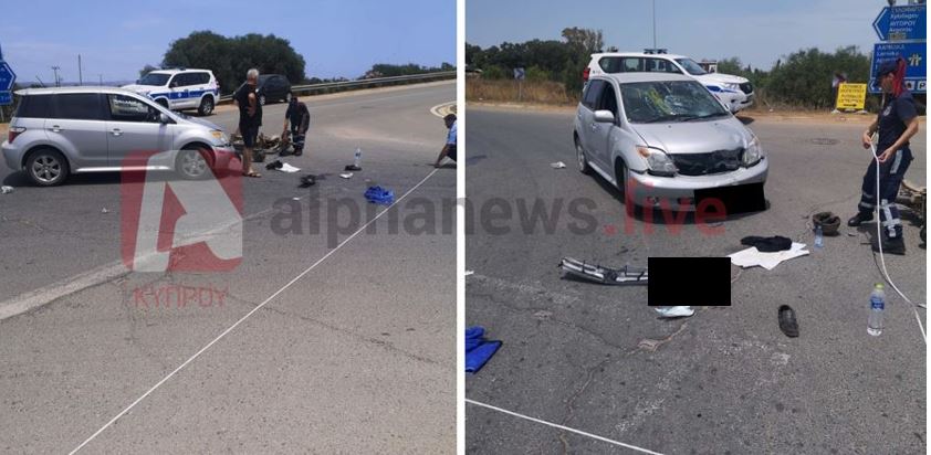 Χτύπησε διαδοχικά στον ανεμοθώρακα του οχήματος και στην άσφαλτο ο ...