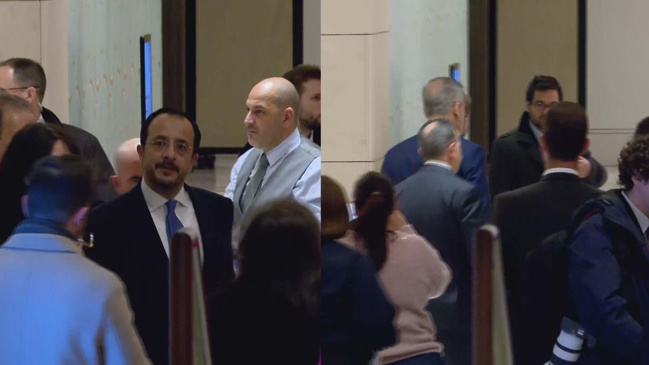 ΒΙΝΤΕΟ: Τα είπαν κατ' ιδίαν Χριστοδουλίδης-Φιντάν μετά το δείπνο ...