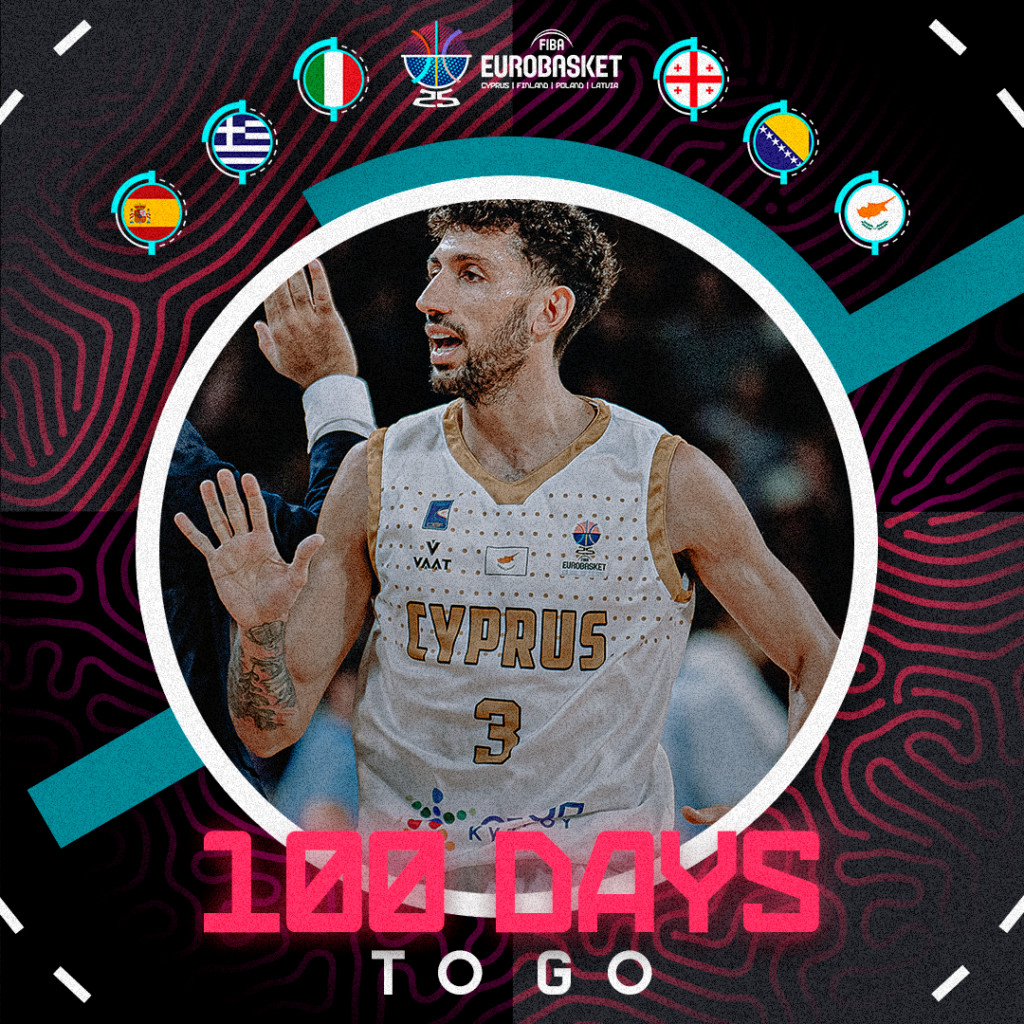 100 ημέρες πριν το τζάμπολ στο FIBA EuroBasket 2025 και η Λεμεσός ...